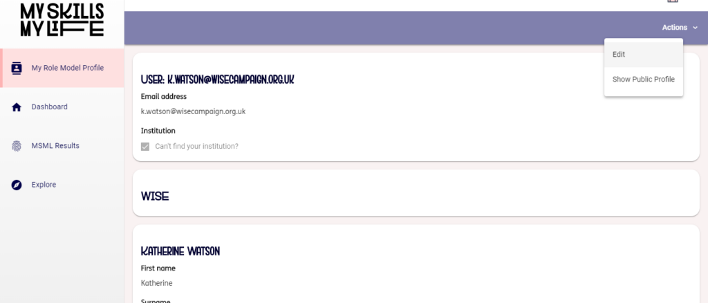 My Skills My Life | Become A Role Model - WISE